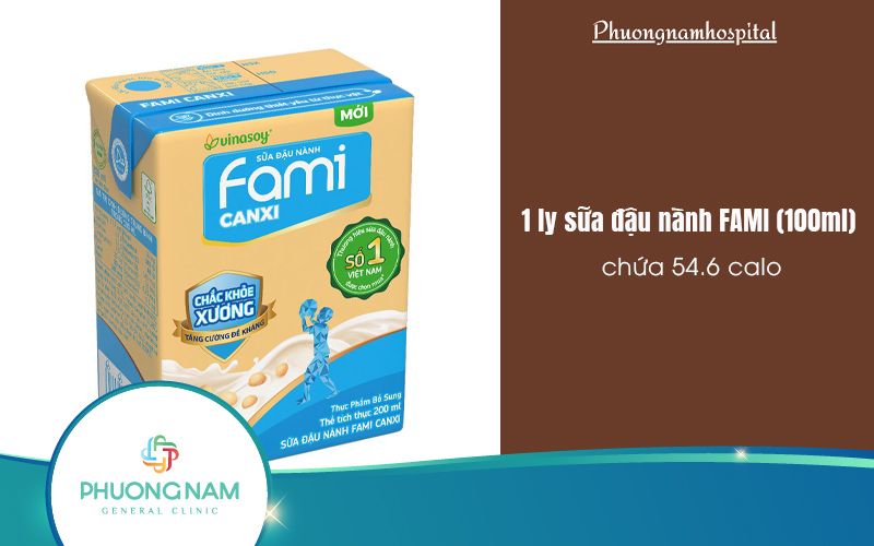 Sữa đậu nành Fami bao nhiêu calo? Có lợi ích gì cho sức khỏe?