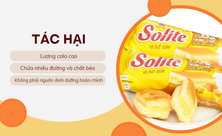 Bánh Solite bao nhiêu calo? Bảng calo các loại bánh Solite trên thị trường